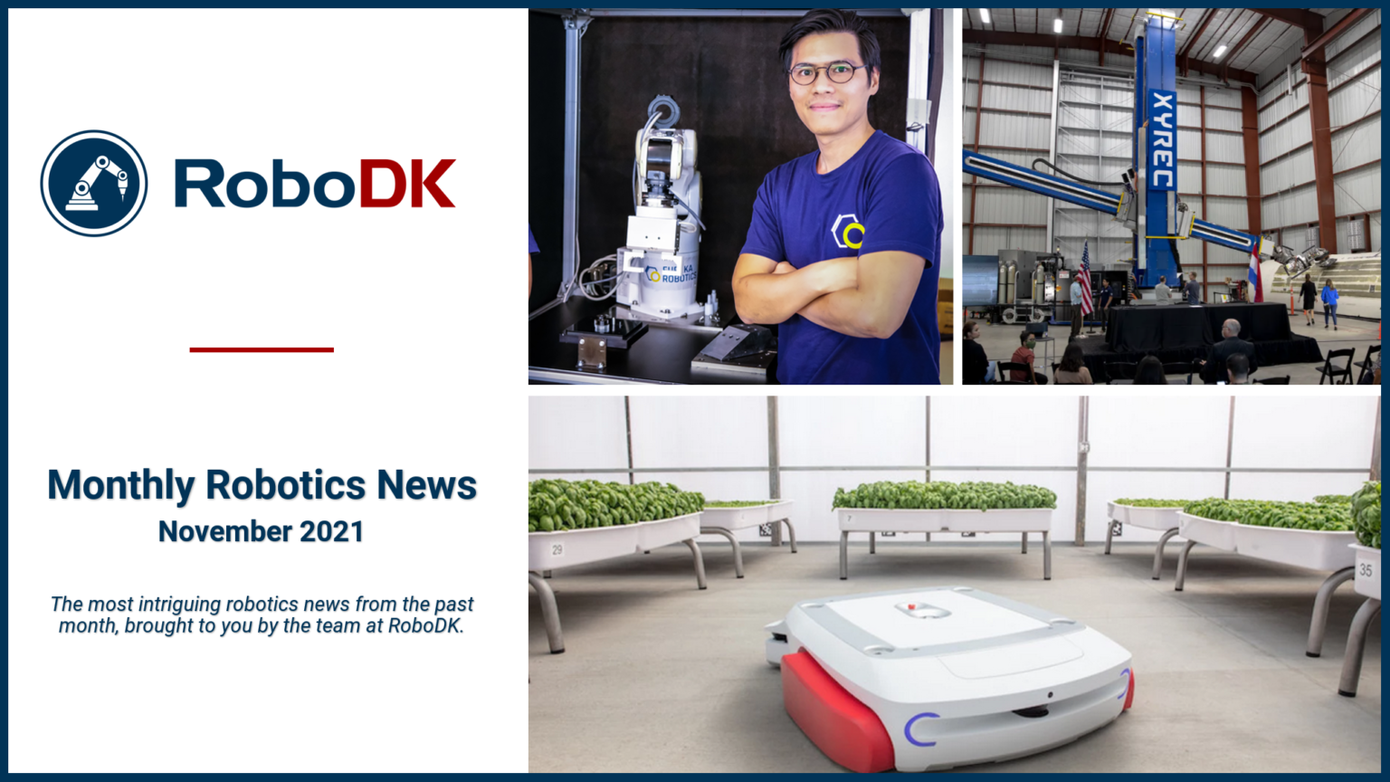 Robodk Monthly Robotics News November 2021 Robodk Blog 